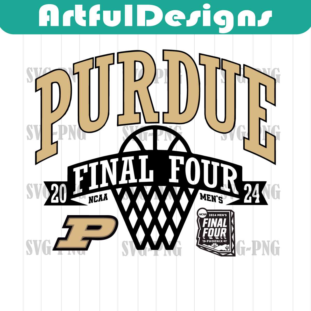 Purdue Final Four 2024 NCAA Mens SVG | Inspire Uplift