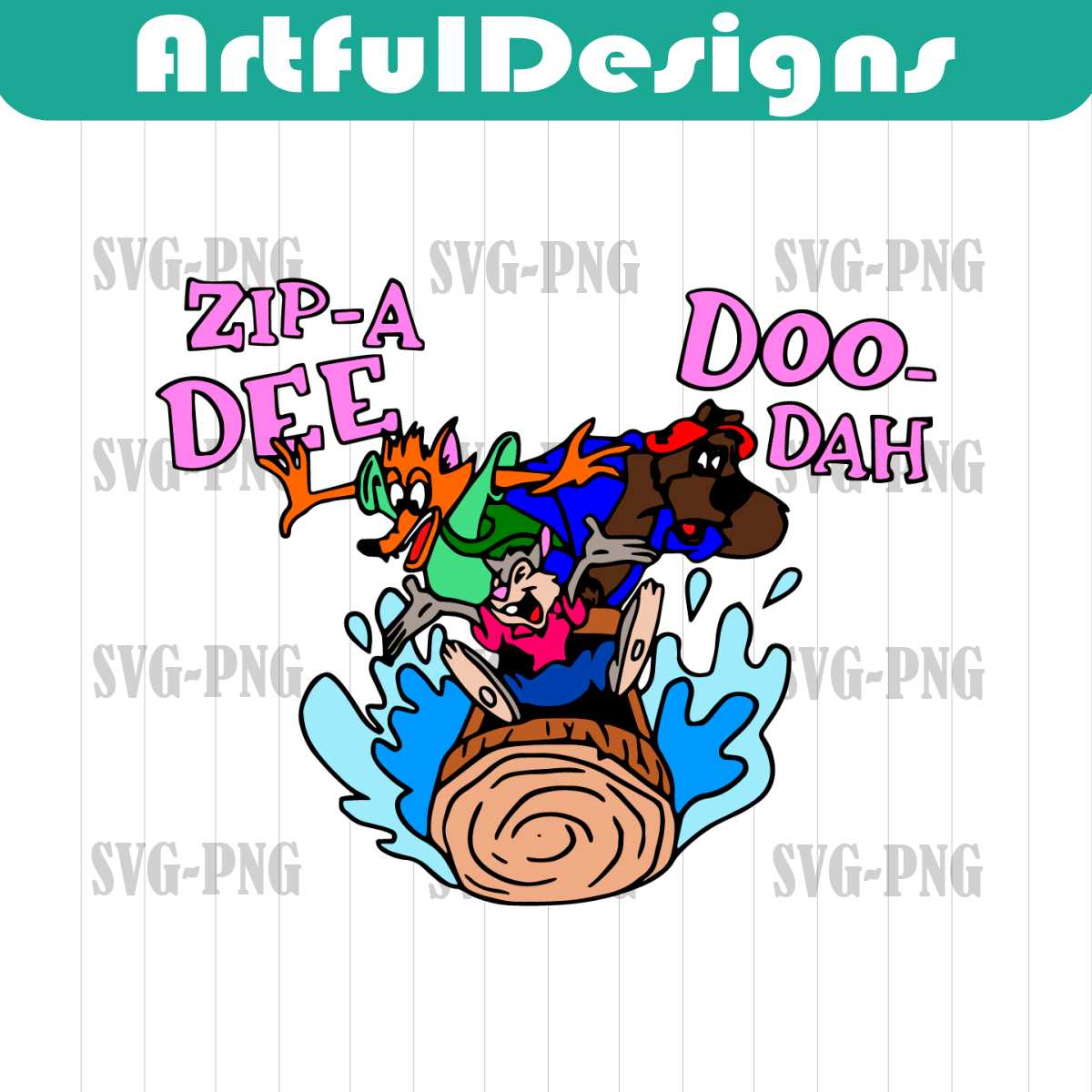 Splash mountain SVG, easy cut file for Cricut, layered by co | Inspire ...