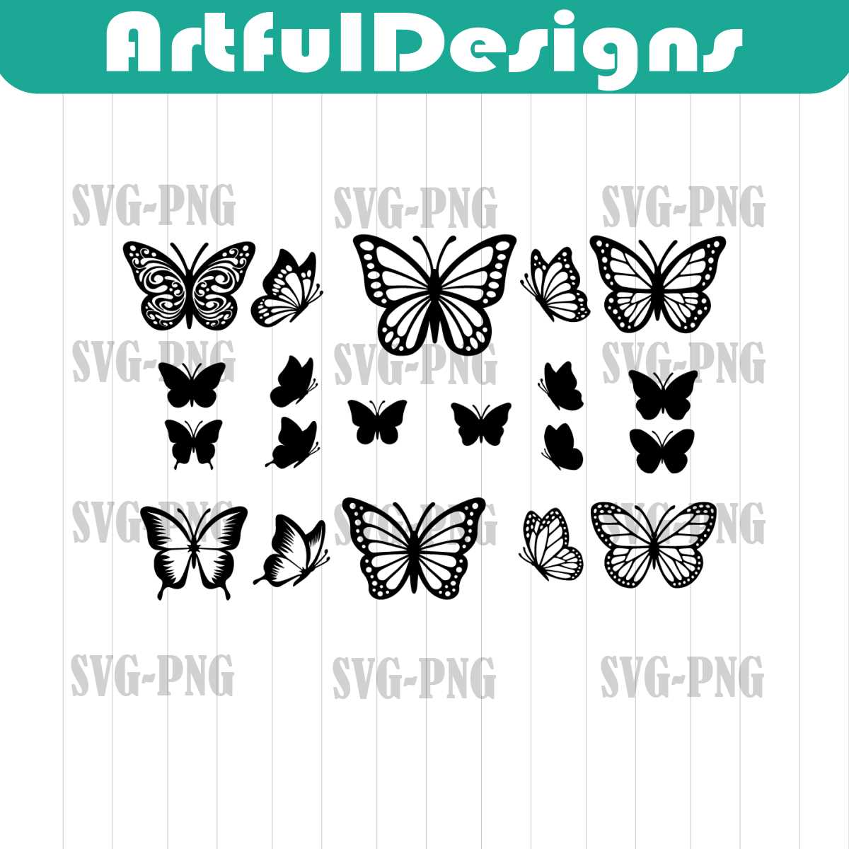 Butterfly SVG, Butterfly Bundle SVG Files, Butterfly SVG Lay | Inspire ...