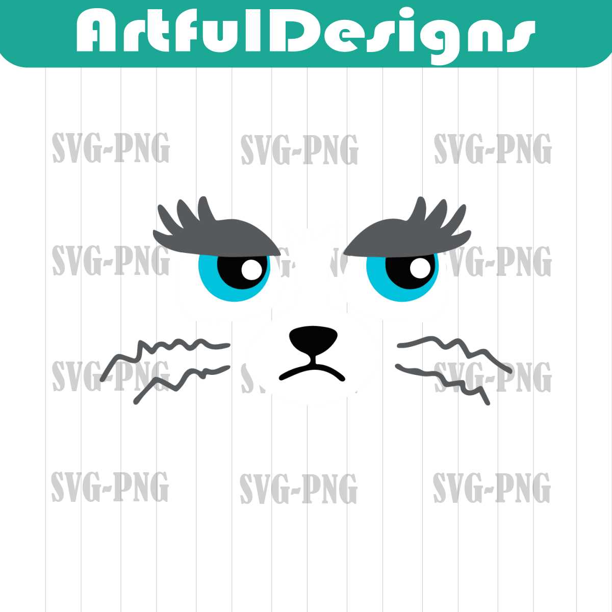 Grumpy Cat Svg, Funny Cat Face Svg, Girls Cut Files, Kids Sv | Inspire ...