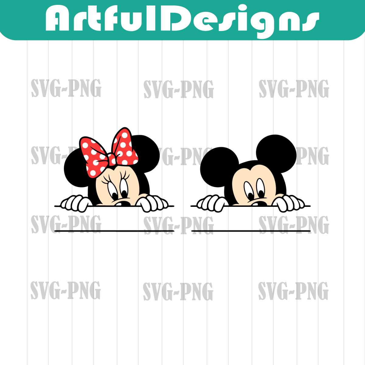 Minnie Mouse Peeking Clipart | Inspire Uplift