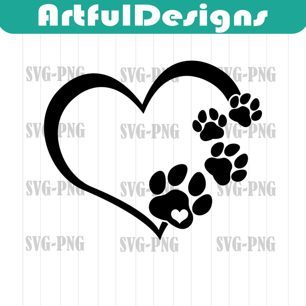Paw Print Clipart Border | Inspire Uplift