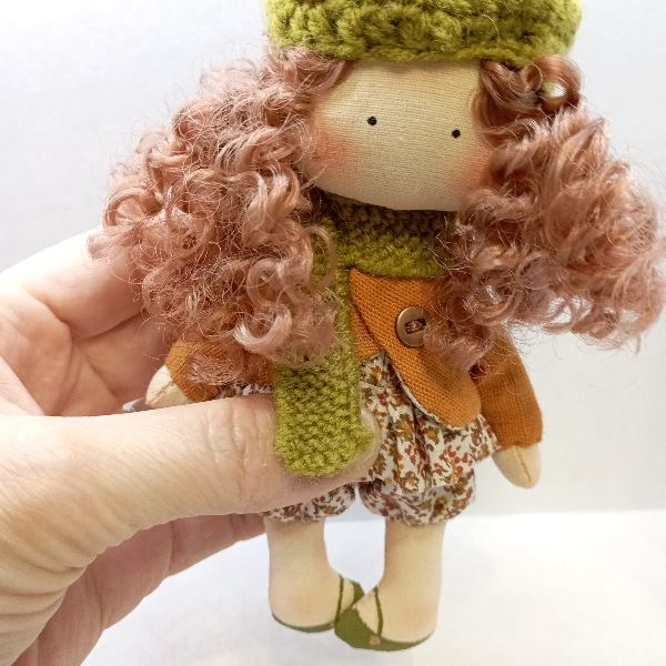 Miniature doll Textile art doll, Rag doll, Cute mini rag dol | Inspire ...