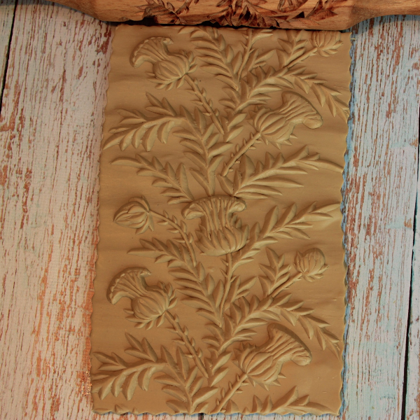 Rolling pin cookies Thistle textured patterns baking tools , | Inspire ...