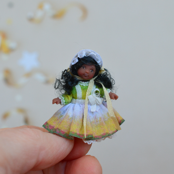 Miniature doll in 24th scales. Handmade doll toy. Miniature | Inspire ...