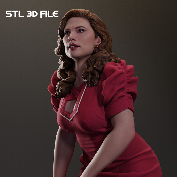 Peggy's Secret - Agent Carter Fan Art - Stl File 3D printing | Inspire ...