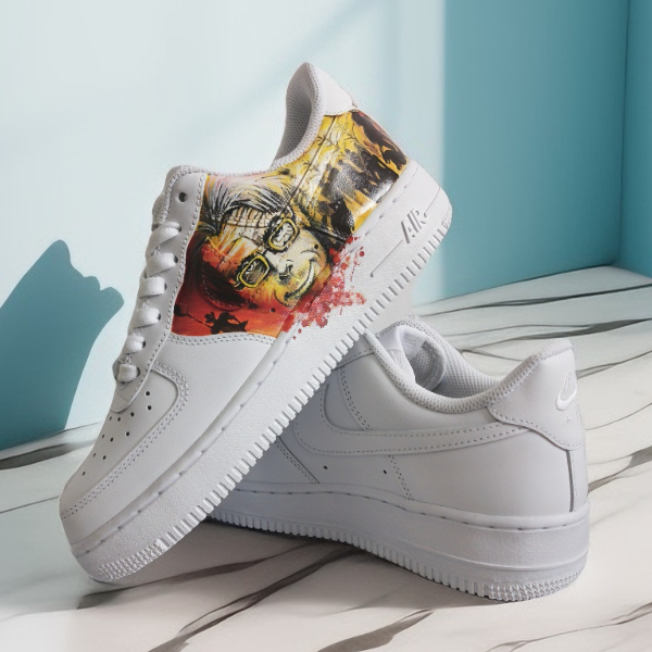 Literary Legends on Your Feet: Handpainted Nike Air Force 1 - Inspire ...