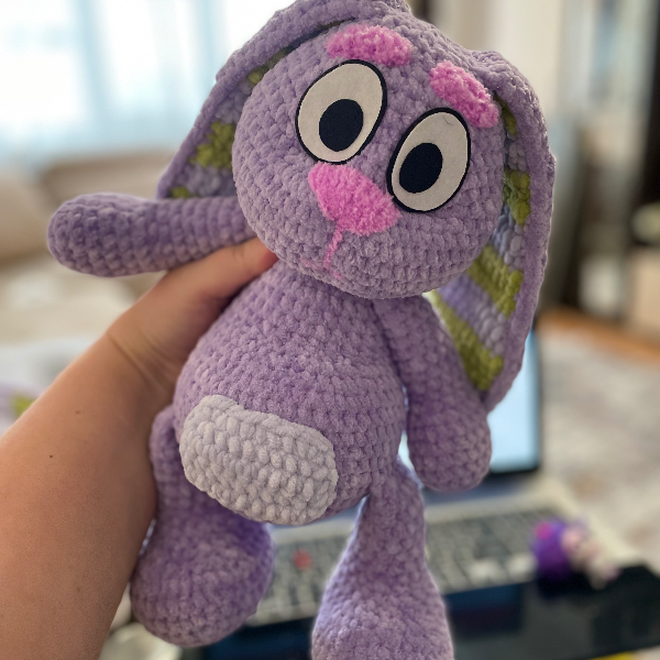 "Handmade Easter Bunny with floppy Long Ears - Soft Rabbit T | Inspire ...