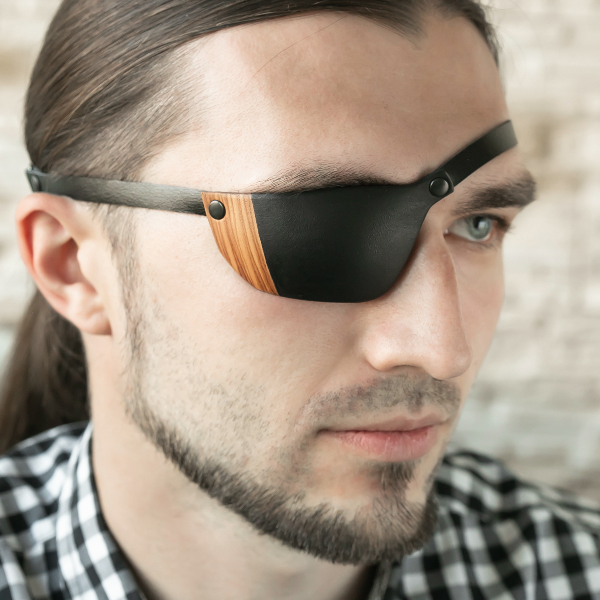 Leather Eye Patch, Eyepatch, Slim Eye Patch, Eye Patch | Inspire Uplift
