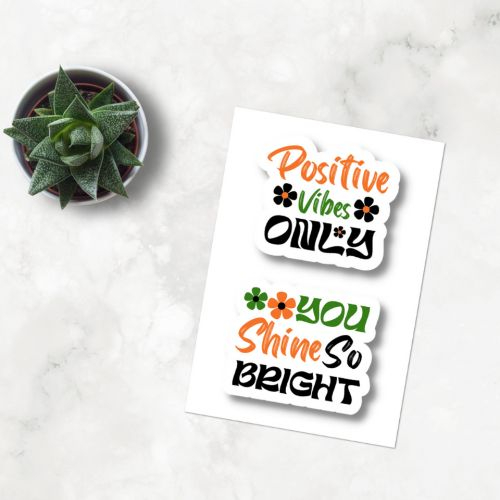 21 Ispirational Stickers, Printable Digital Stickers Bundle, | Inspire ...