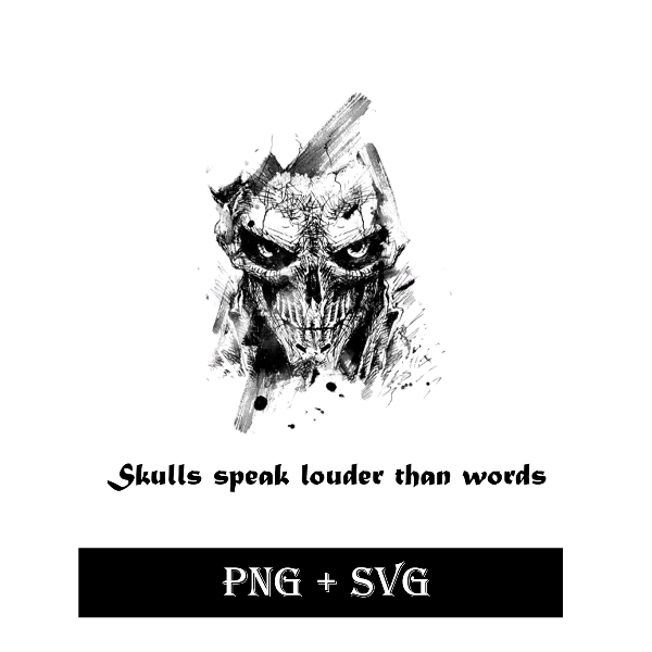 Skull File SVG Vector File Instant Download for Laser Cut Cl | Inspire ...