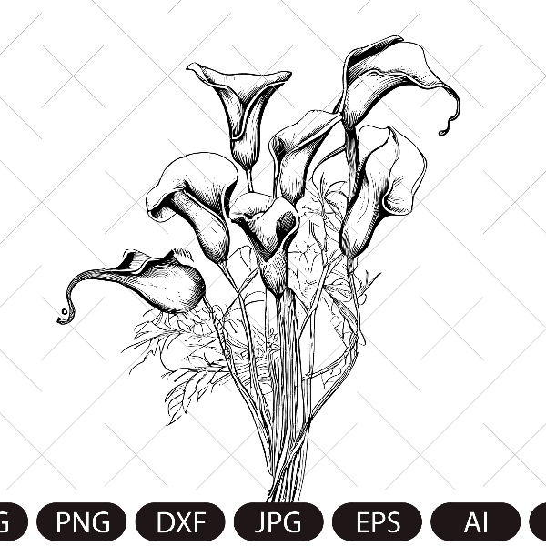 calla lily svg - Inspire Uplift