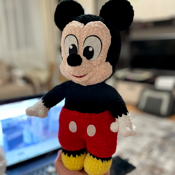 Handmade Crocheted Mikey Mouse Toy - Perfect Gift for Kids a | Inspire ...