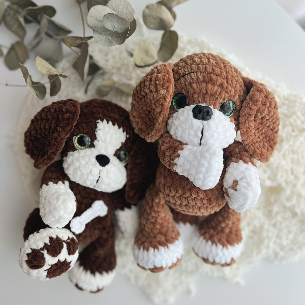 Puppy amigurumi crochet pattern - plush dog PDF pattern - cr | Inspire ...