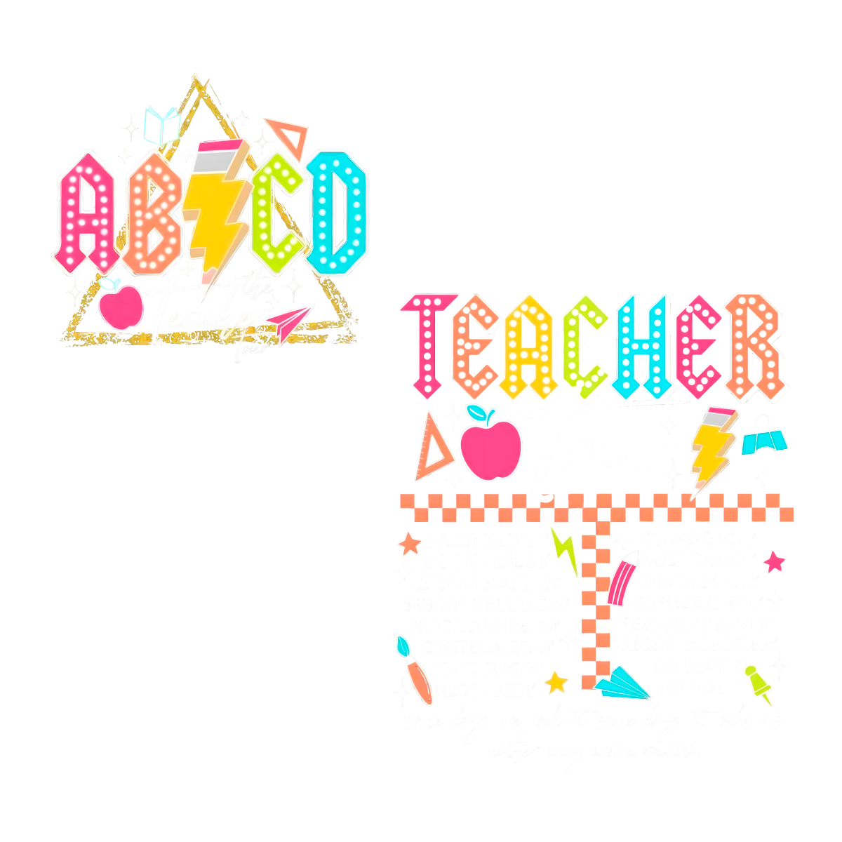 Retro The Teacher Tour Multi Taskin PNG - Inspire Uplift