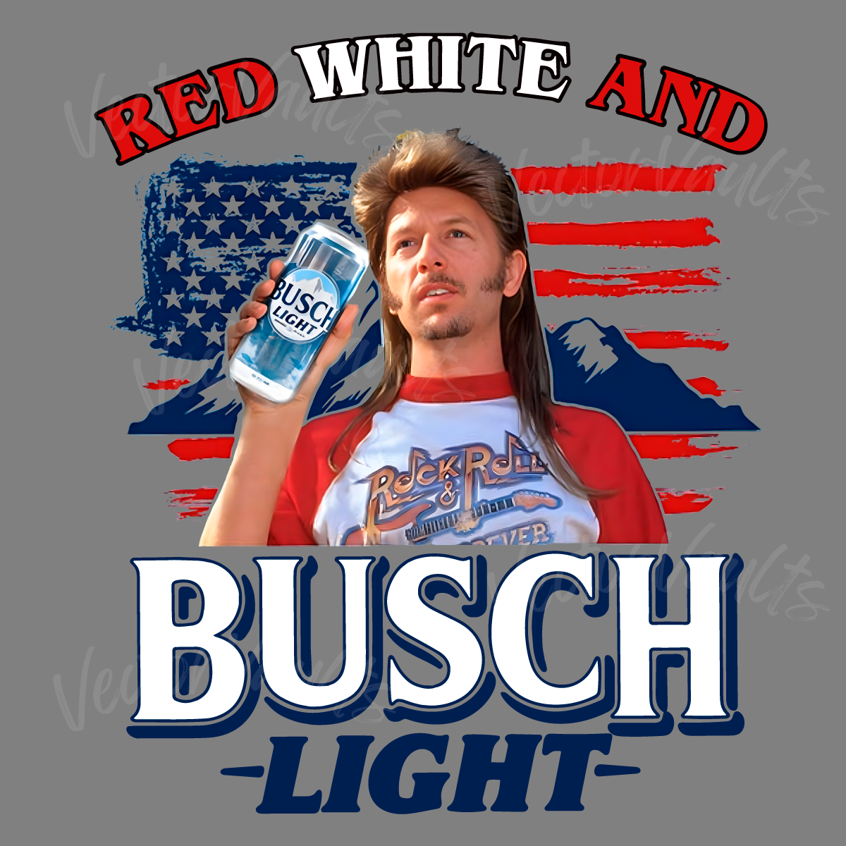 Joe Dirt Red White And Busch Light PNG Digital Download File | Inspire ...