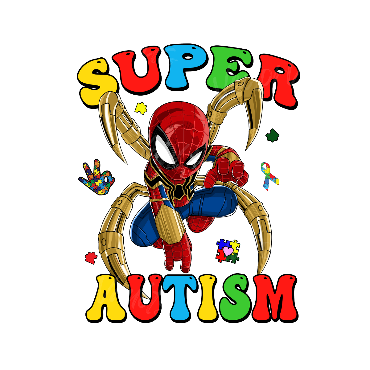 Super Autism Spiderman Superhero PNG Digital Download Files | Inspire ...