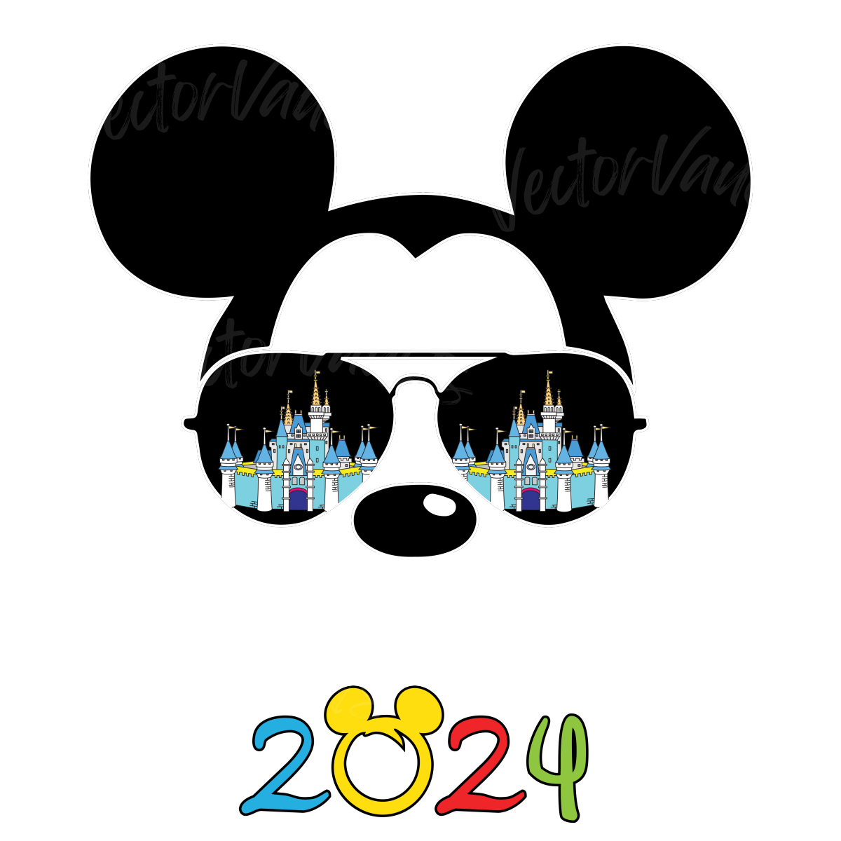 Mickey Mouse 2024 Disney Vacation PNG Digital Download Files | Inspire ...