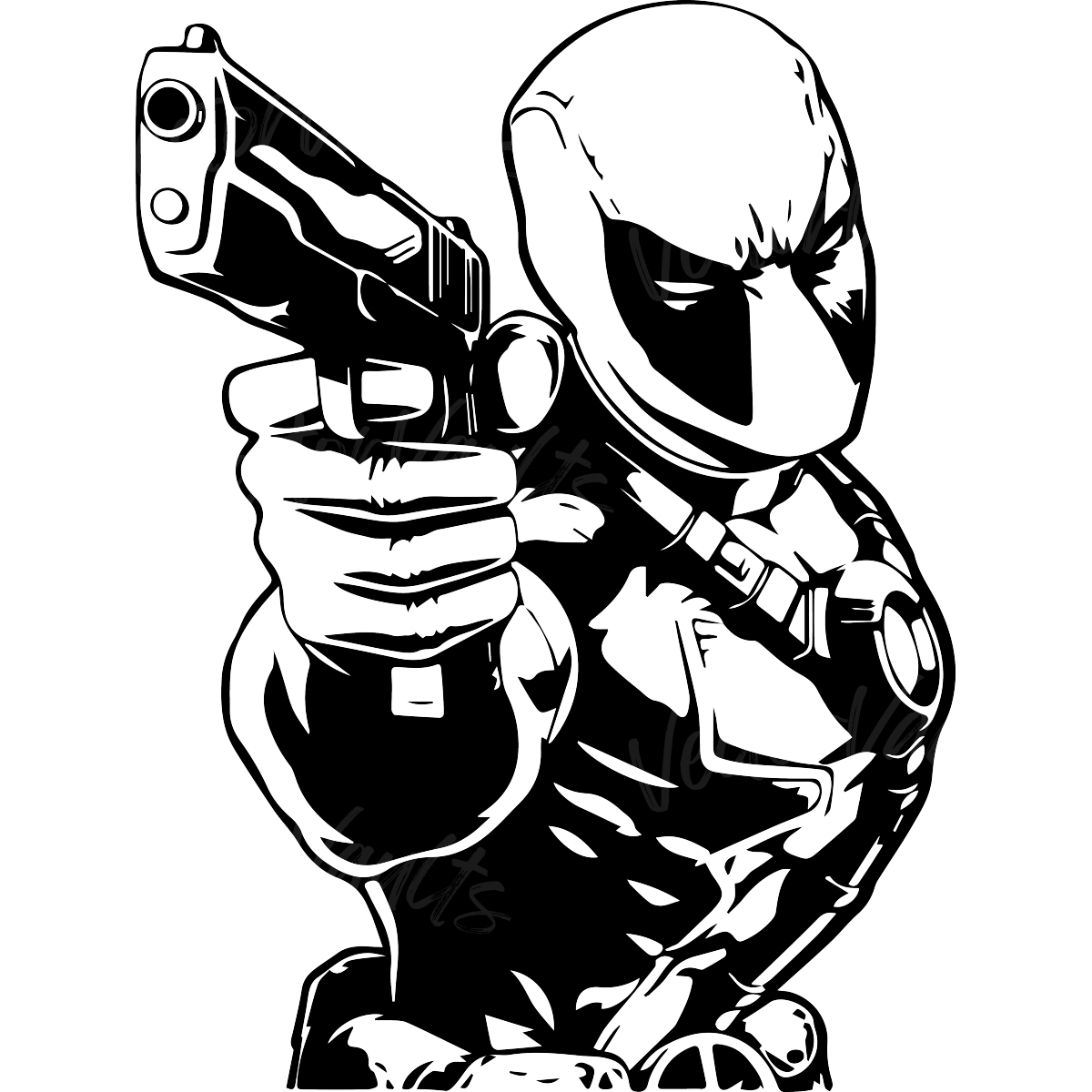 Deadpool Character SVG Instant Download 19 - Inspire Uplift