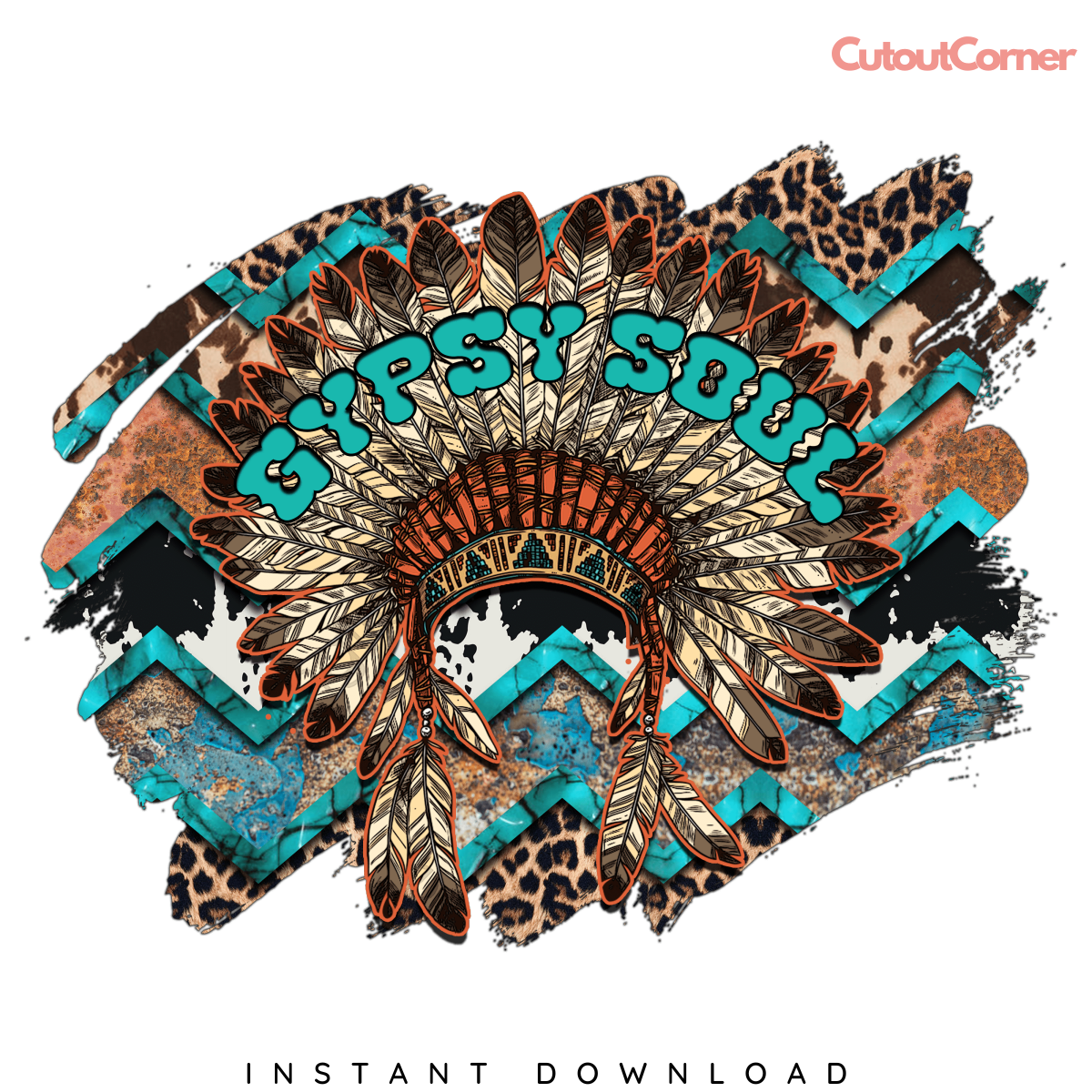 Gypsy Soul PNG Western Digital Download Digital Download Fil | Inspire ...