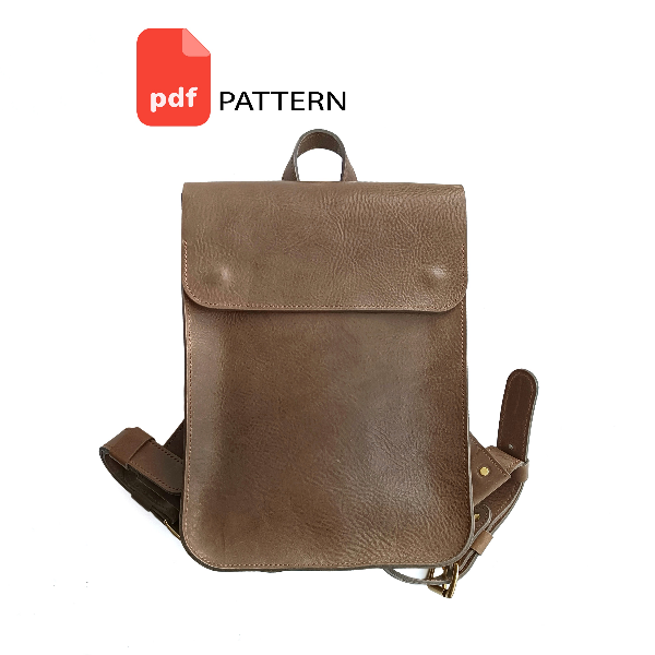 PDF Urban leather backpack pattern - leather backpack patter | Inspire ...