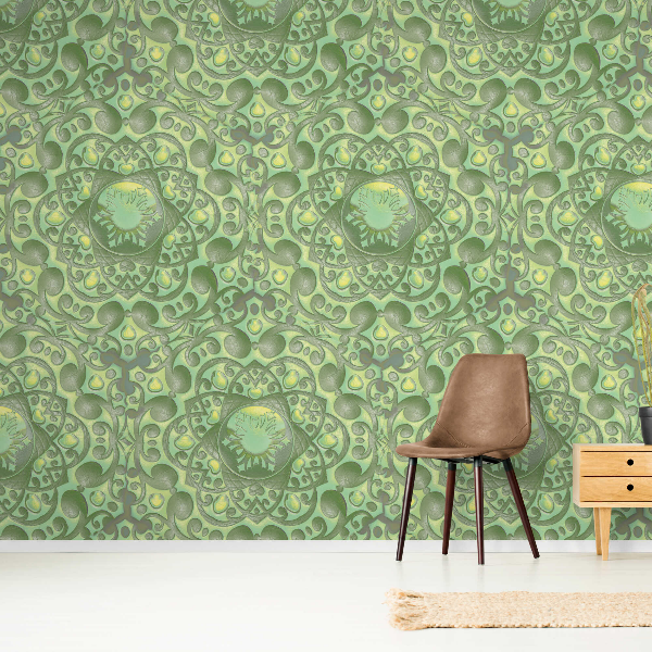 Green Wallpaper Mural for Wall - Inspire Uplift
