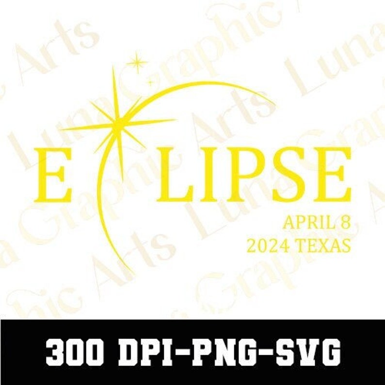 Solar Eclipse 2024 Svg, April 8th 2024 Png, Eclipse Event 20 | Inspire ...