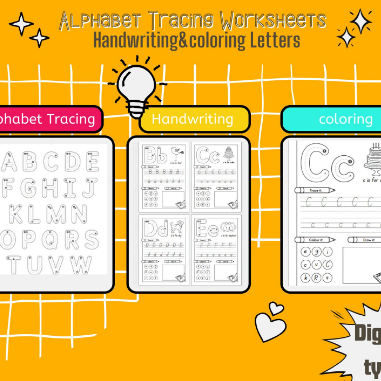 Handwriting Worksheets, Alphabet Writing Practice, ABC Lette | Inspire ...
