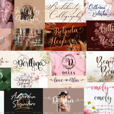 Fonts Bundle-The Ultimate Fonts - otf ttf font, Cricut, Canv | Inspire ...