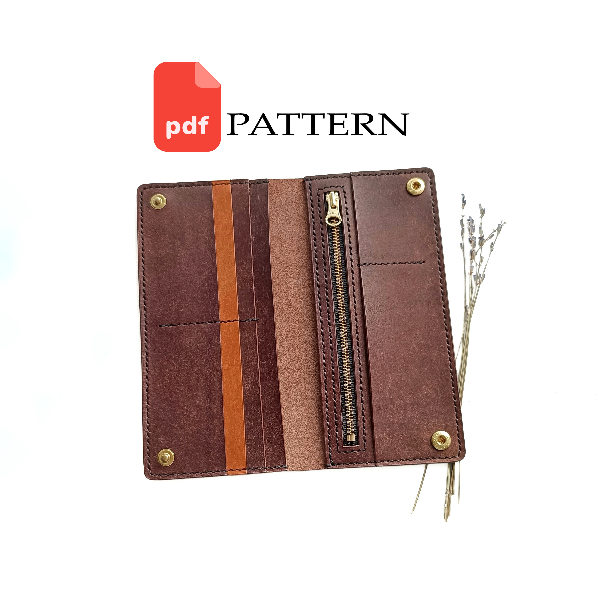 Pattern longer wallet - Pattern of a leather wallet - Downlo | Inspire ...