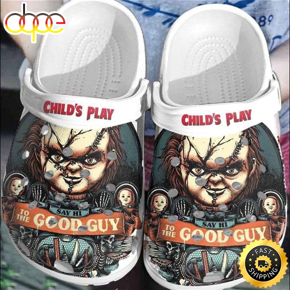 Chucky Doll Childs Play Hallowen Crocs Crocband Clogs Shoes | Inspire ...
