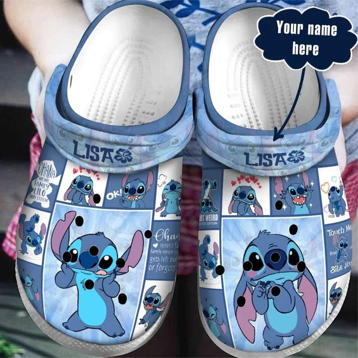 Custome Name Lilo & Stitch Image Crocband Crocs | Inspire Uplift