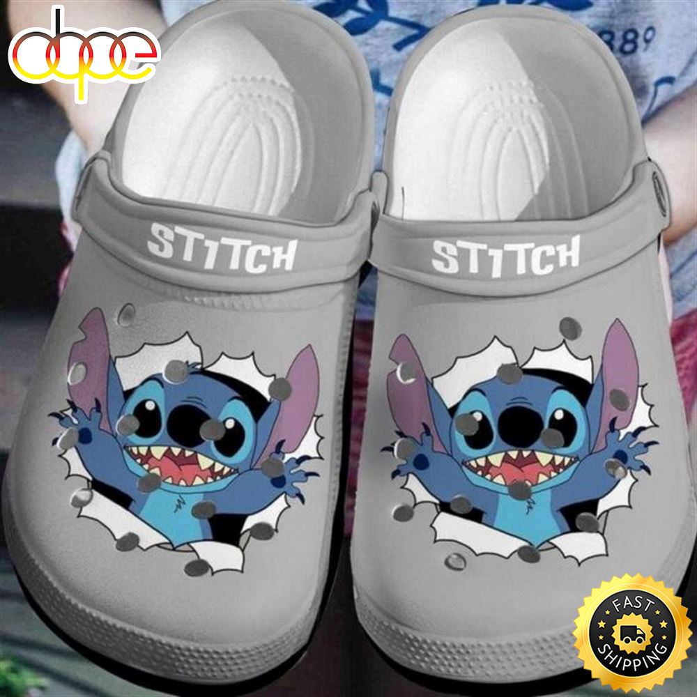 Disney Stitch Cracks Crocs Shoes Gift For Family | Inspire Uplift