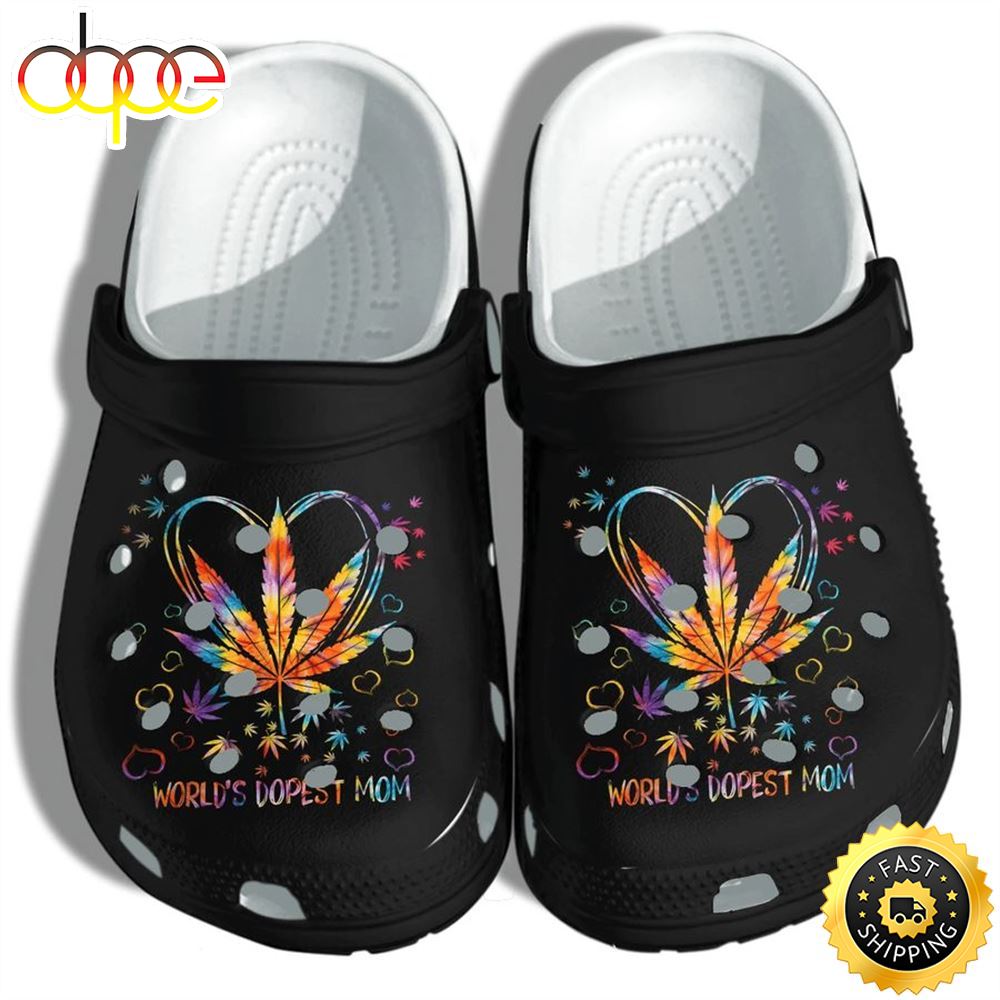 Woman WorldS Dopest Mom But Have Big Love Shoes Crocs Clog B | Inspire ...