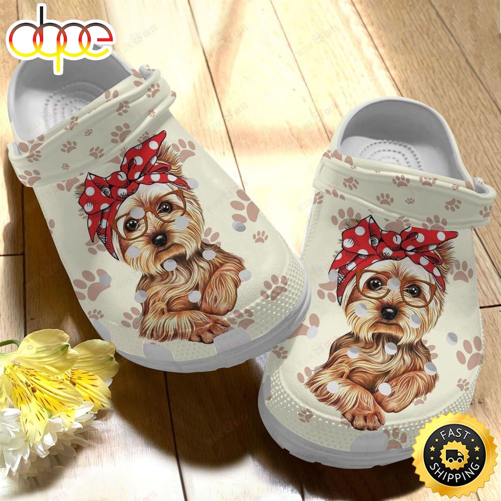 Yorkie Crocs Classic Clog Yorkie Mom Shoes | Inspire Uplift