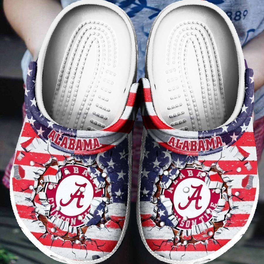Alabama Flag Clog Crocs Shoes | Inspire Uplift