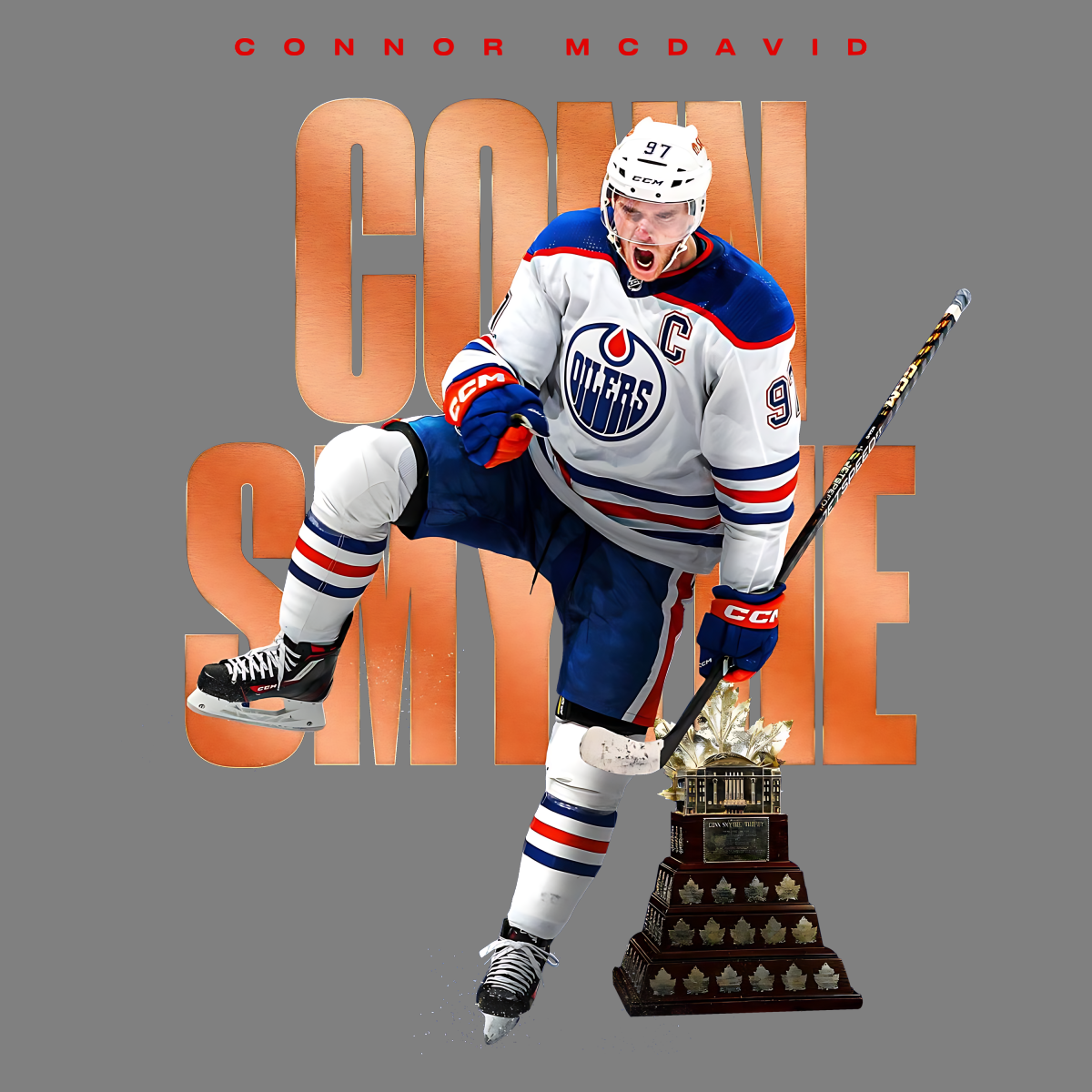 Connor McDavid 2024 Conn Smythe Trophy Winner PNG - Inspire Uplift