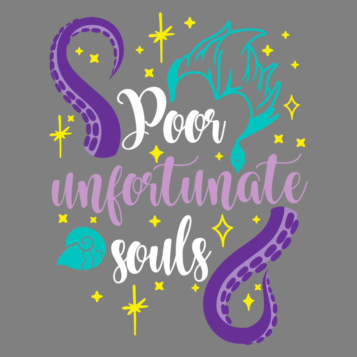 Poor Unfortunate Soul Svg | Inspire Uplift