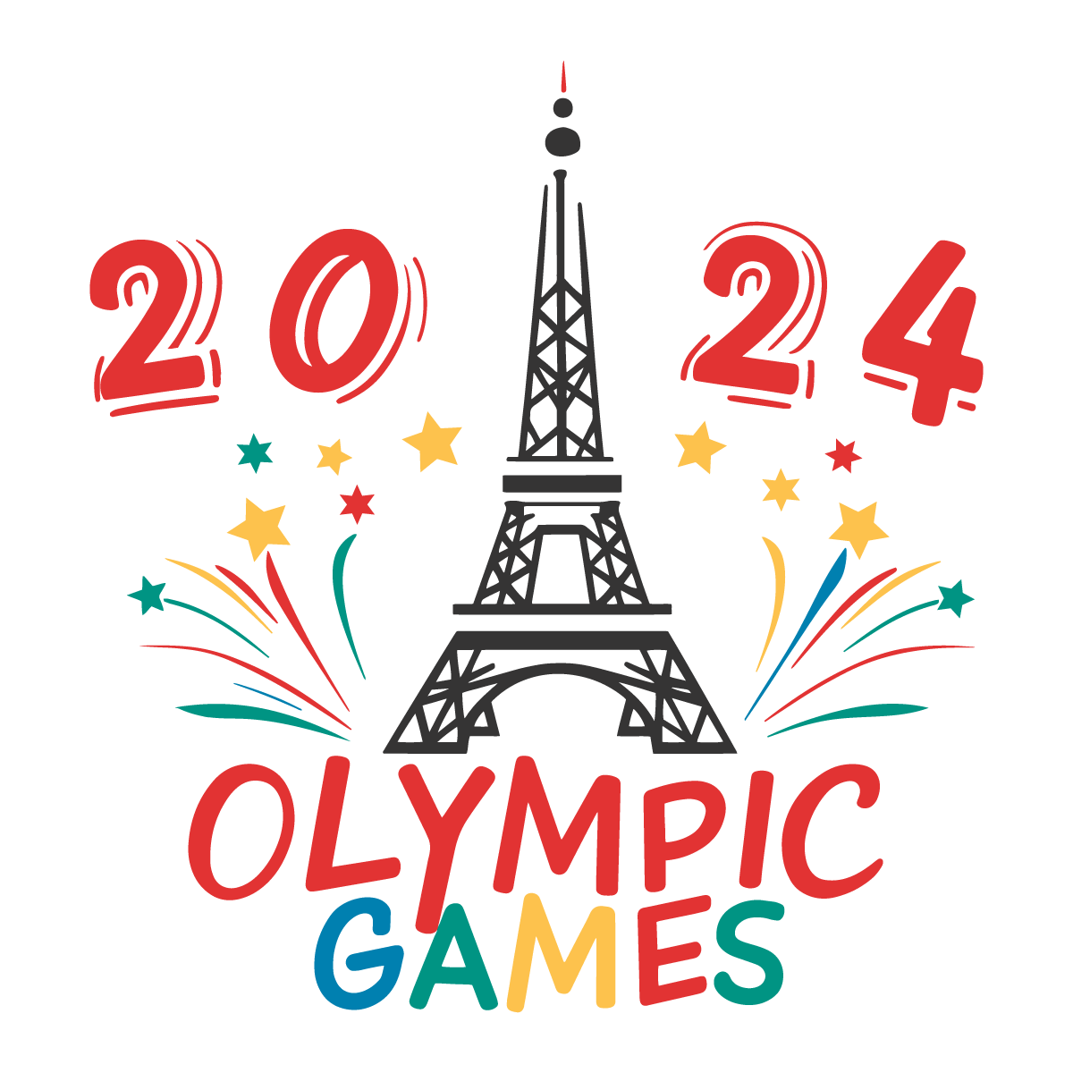 2024 Olympic Game Sport USA SVG Digital Download Files | Inspire Uplift