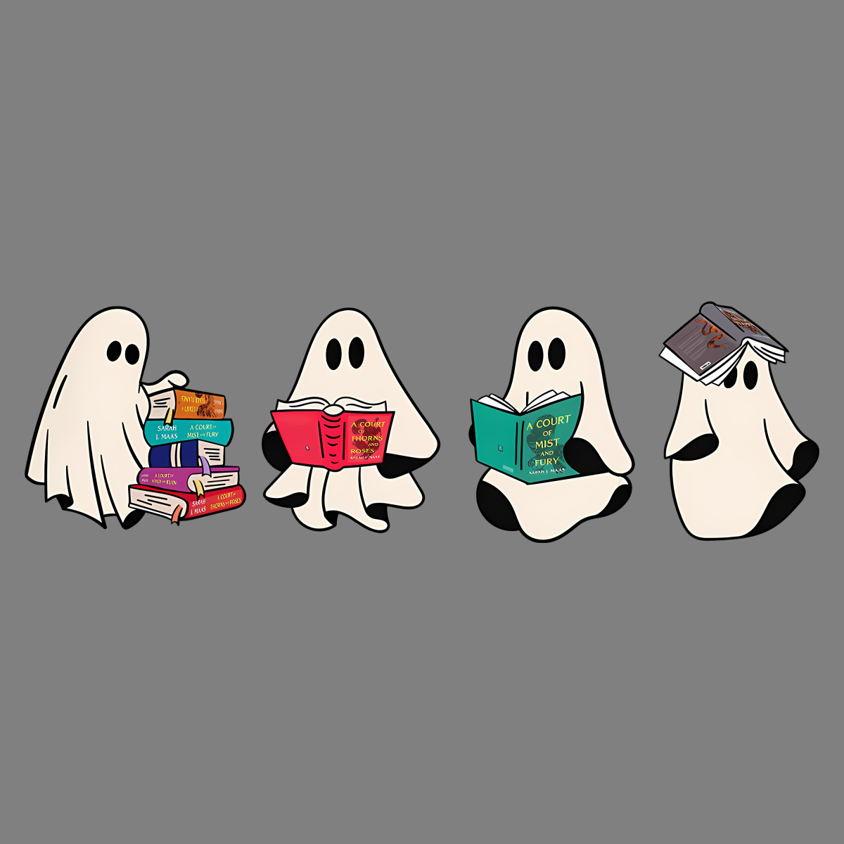 Acotar Ghost SJM Book Reader PNG Digital Download Files | Inspire Uplift