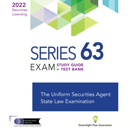 Series 63 Exam Study Guide 2022 Test Bank - Inspire Uplift
