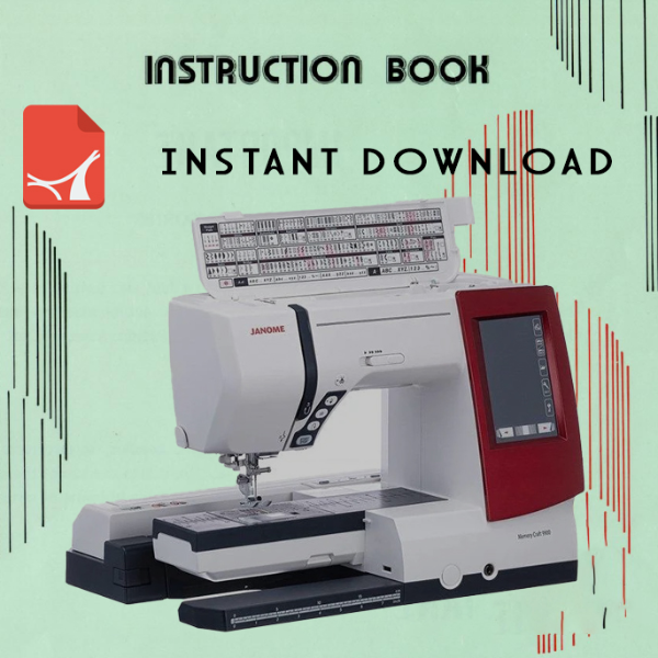 Janome Memory craft 9900 Instruction Manual | Inspire Uplift