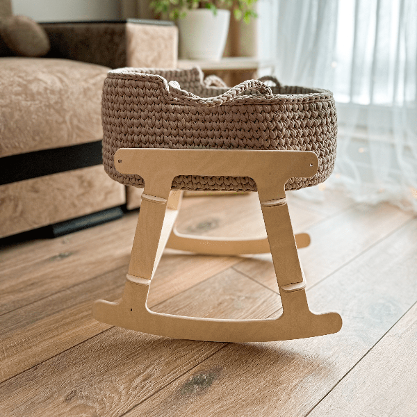 Crochet Doll Basket, Doll Bassinet, Baby Doll Carrier with B | Inspire ...