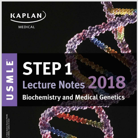 USMLE Step 1 Lecture Notes (Kaplan) 2018 Biochemistry and Me | Inspire ...