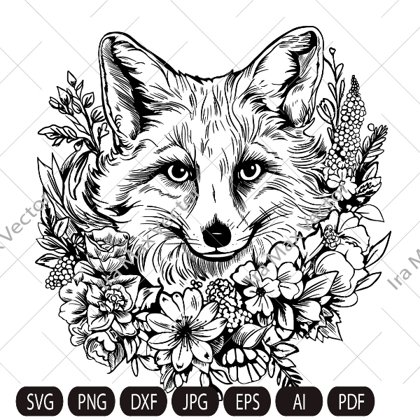 Fox svg /FOX Face svg / Fox Head svg / Fox Mascot svg / Fox | Inspire ...