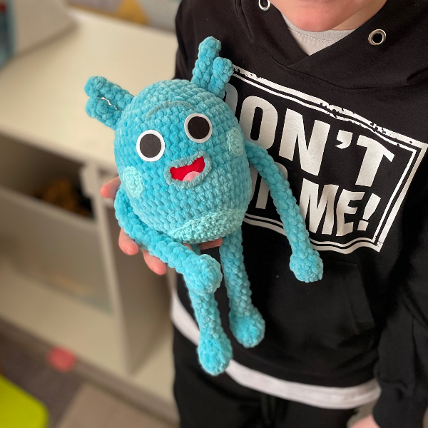 "The Bumble Nums (Super Simple Song) Crocheted Toy Grumble - | Inspire ...