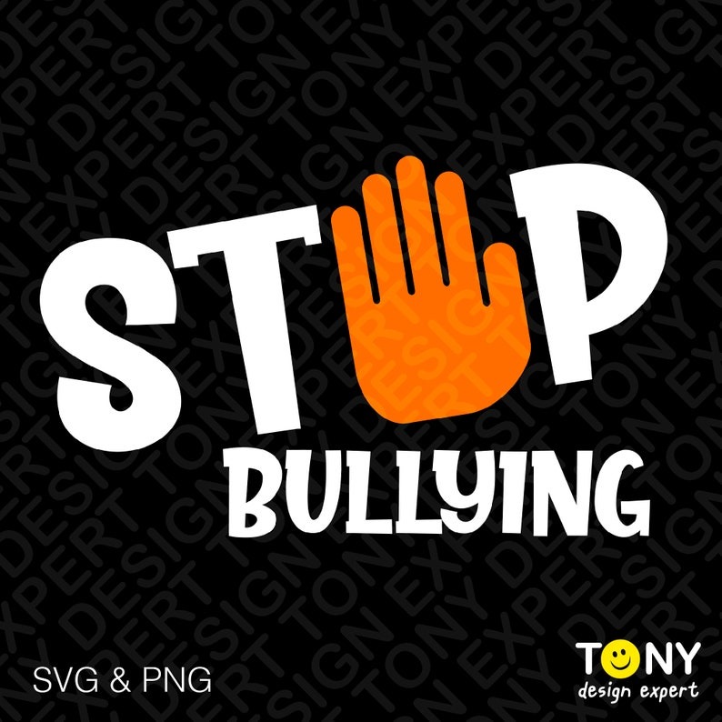 Stop Bullying Svg Png, Bully Svg, Anti Bullying Svg, Bullyin | Inspire ...
