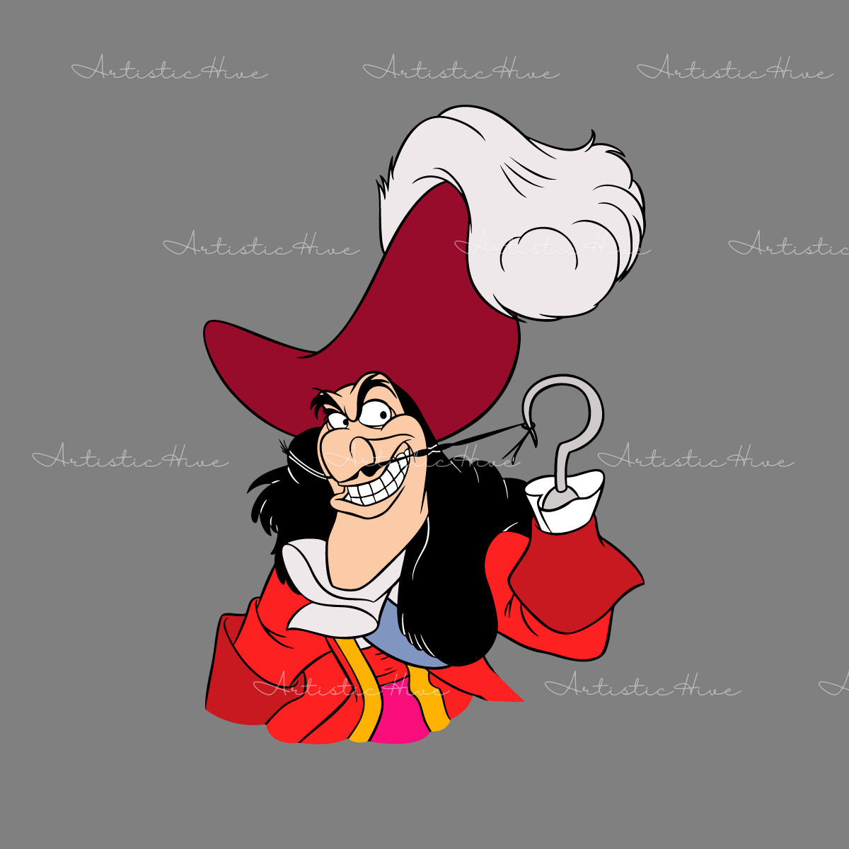 Captain Hook SVG Digital Download Files | Inspire Uplift