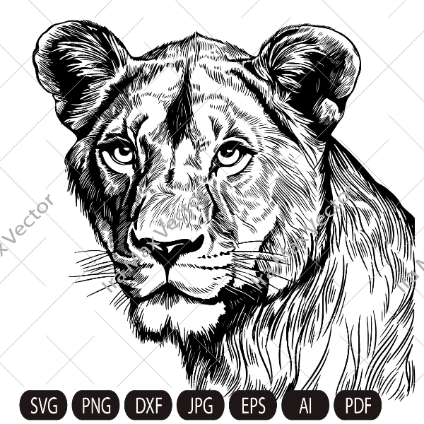 lioness svg - Inspire Uplift