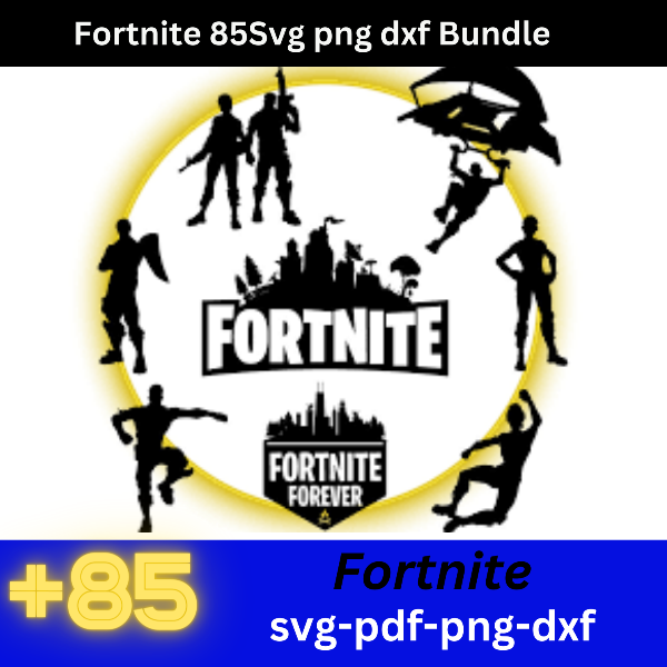 Fortnite svg png dxf eps ai Bundle | Inspire Uplift
